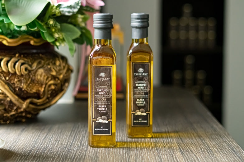 Extra Virgin Olive Oil with Black Truffle 250ml – Truffleat Thailand