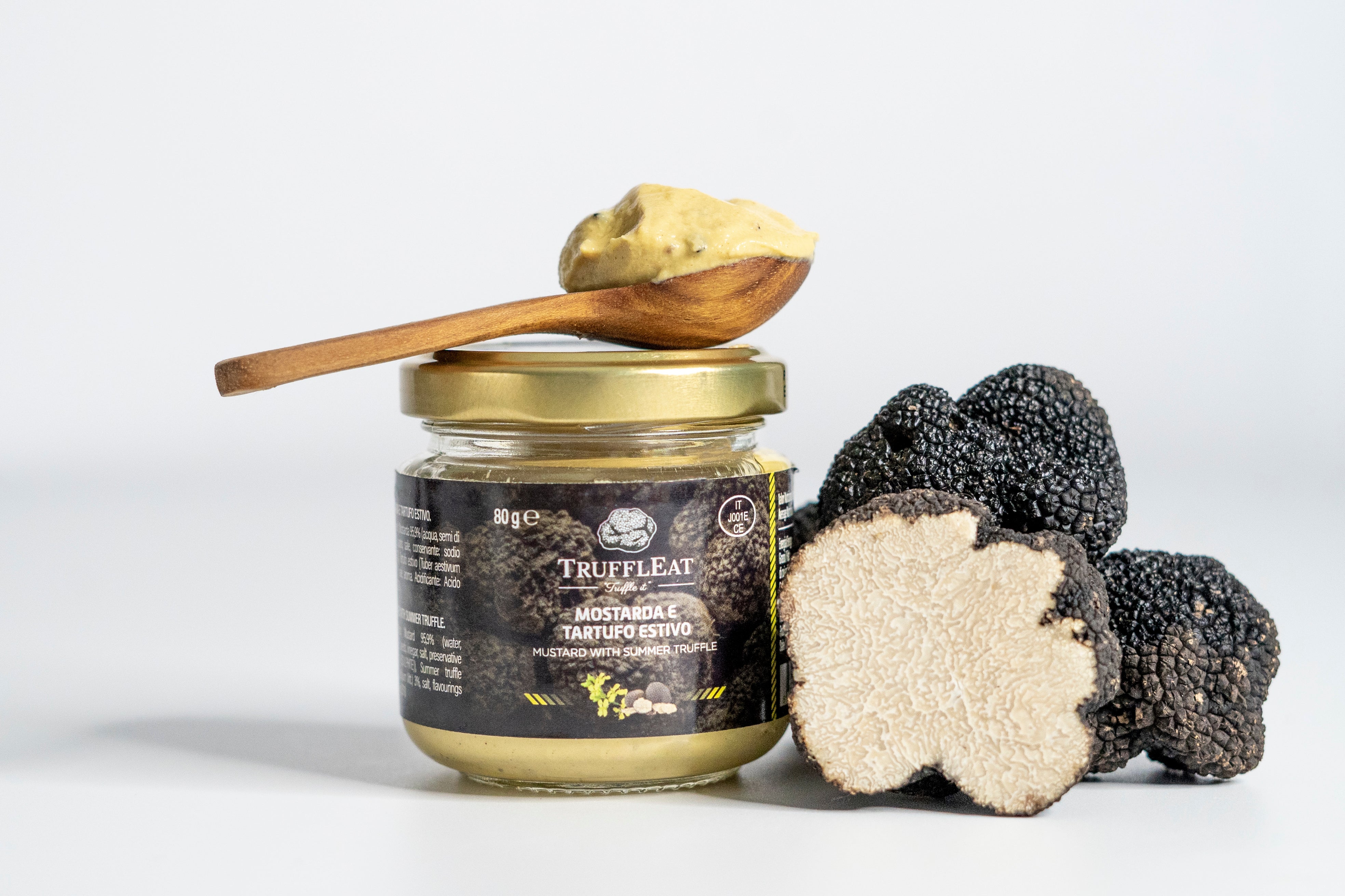 Mustard and black summer truffle 80 gr – Truffleat Thailand